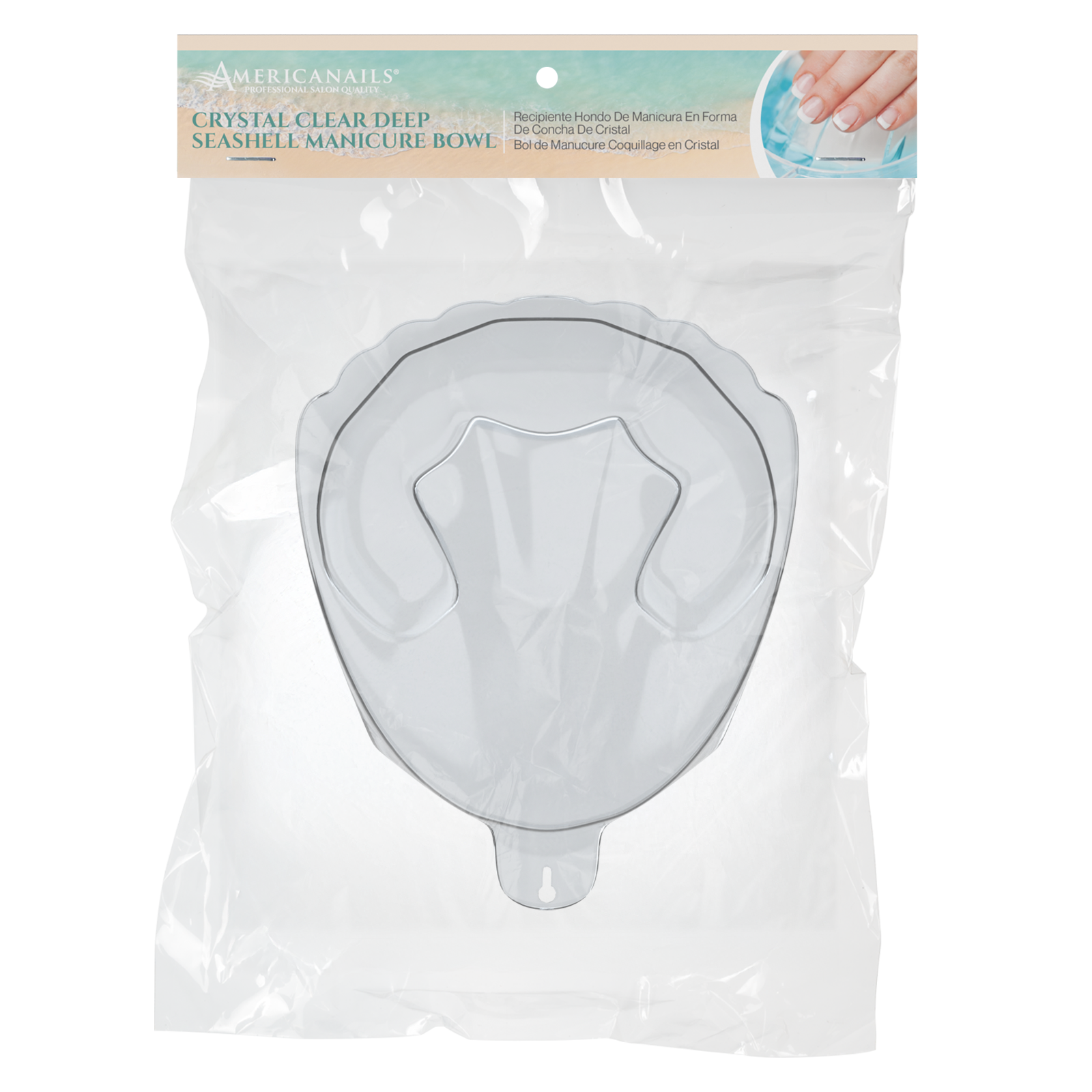 Seashell Deep Manicure Bowl – Premier Nail Source