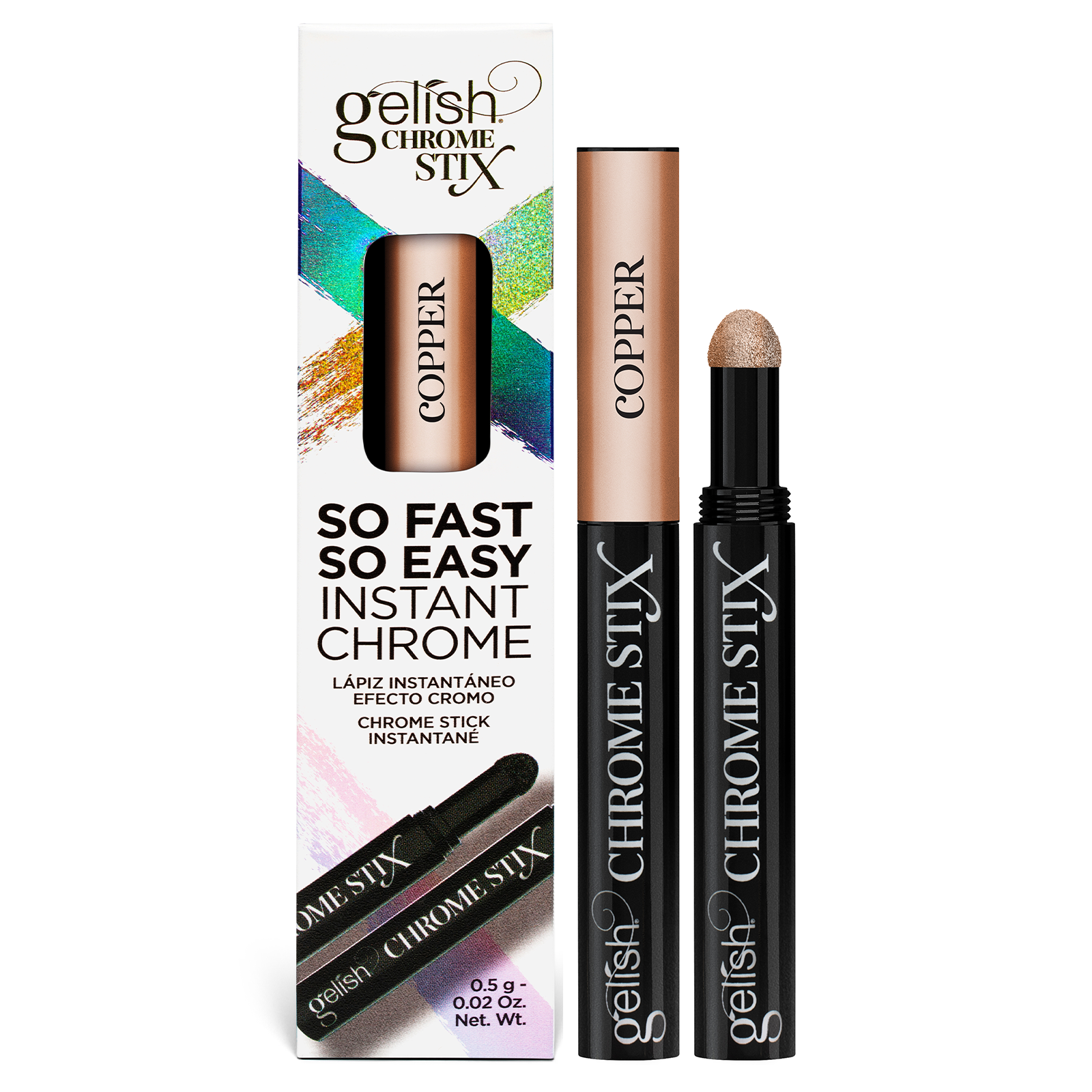 Gelish Chrome Stix Copper – Premier Nail Source