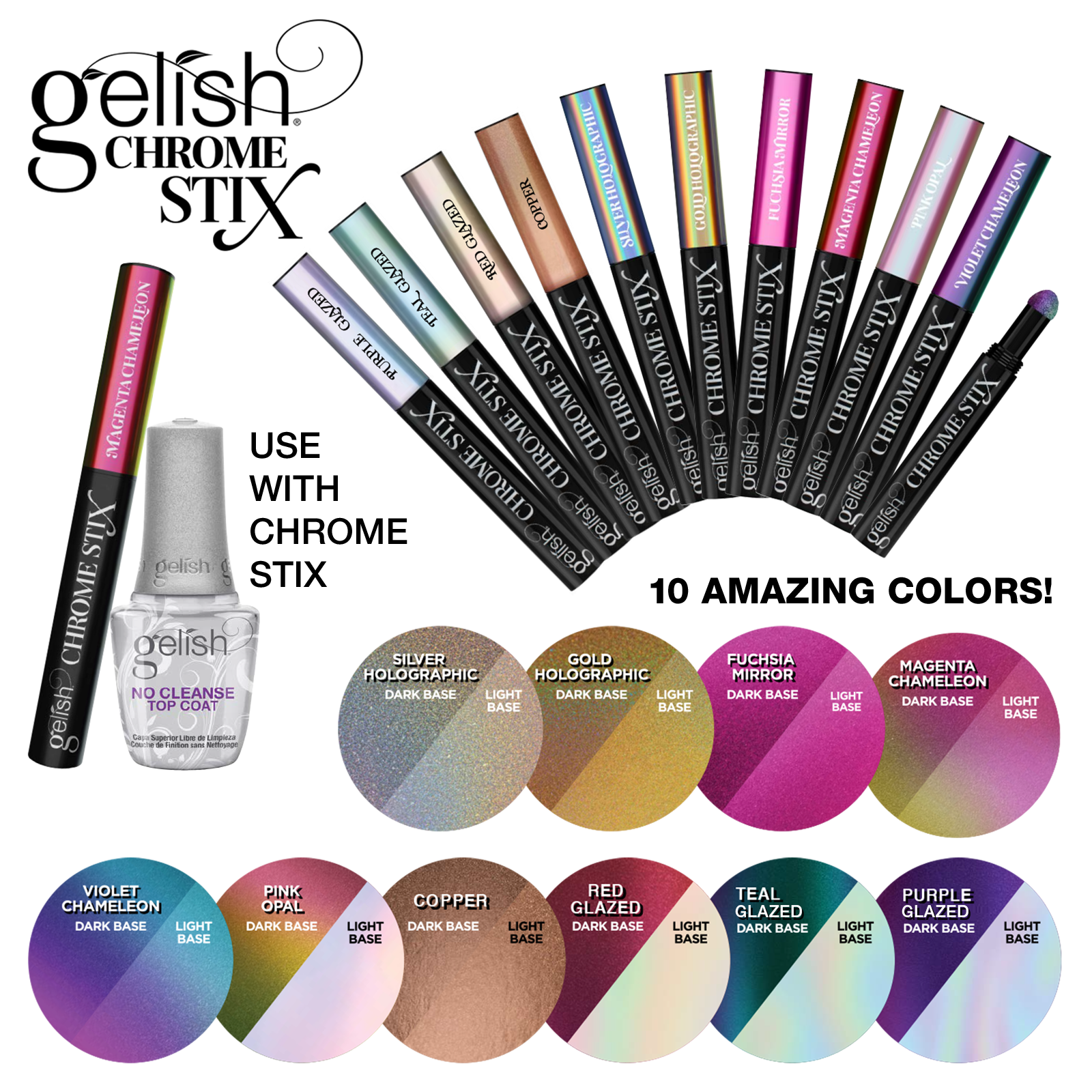 Gelish Chrome Stix Bundle Deal – Premier Nail Source