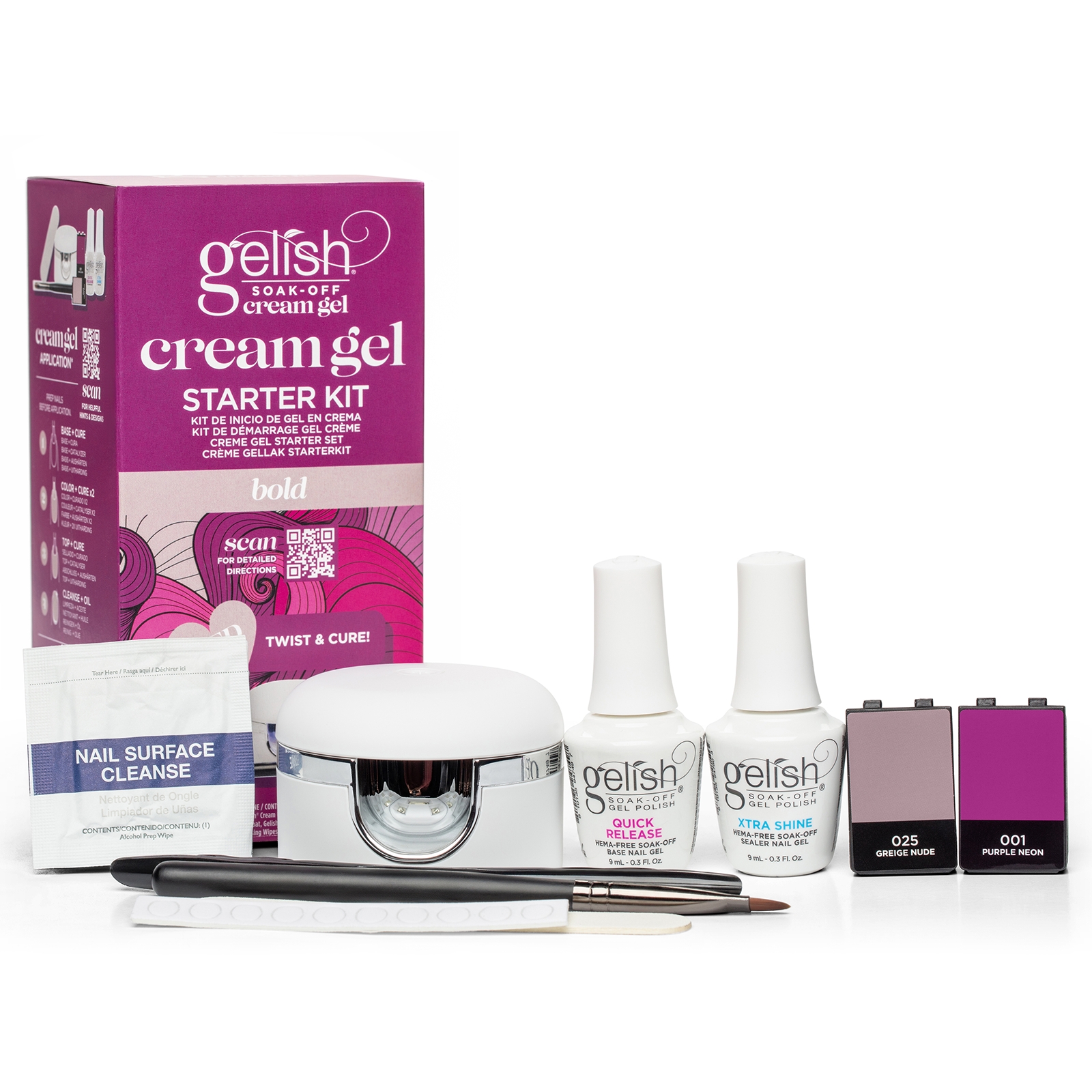 Gelish Cream Gel Starter Kit | Bold – Premier Nail Source