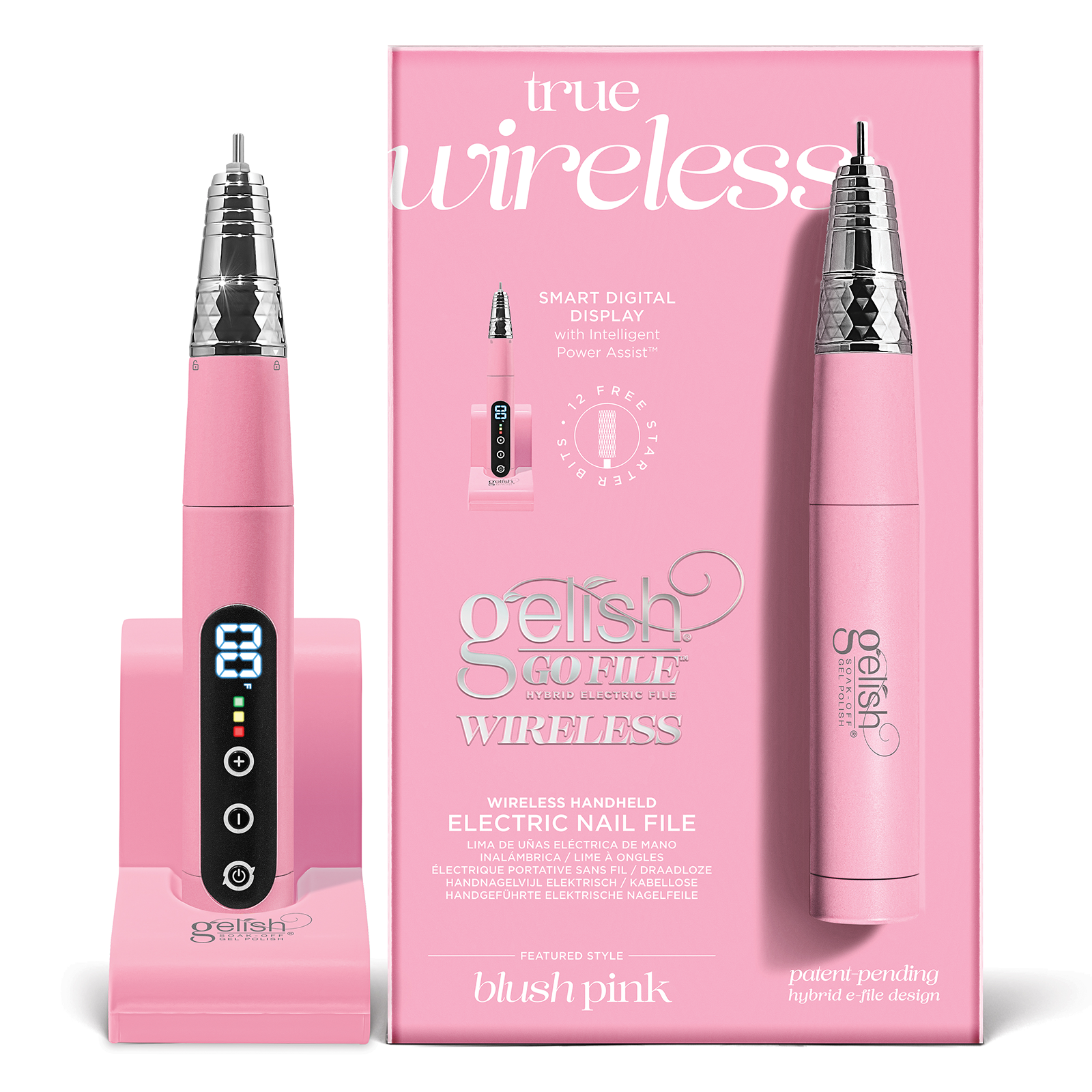 Gelish Go File Cordless - Blush Pink – Premier Nail Source