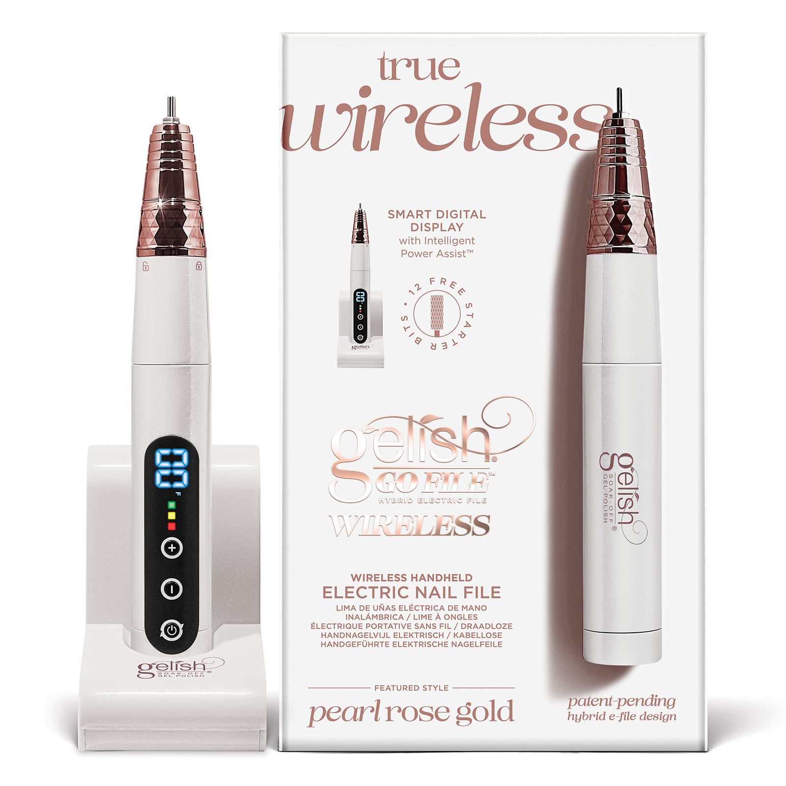 Gelish Go File Cordless I Pearl Rose Gold – Premier Nail Source
