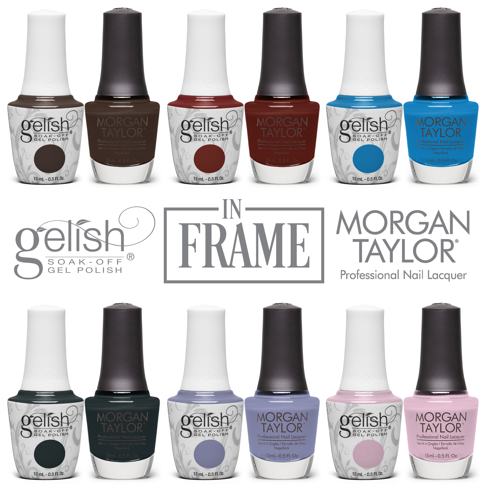 Gelish Morgan Taylor In Frame Collection Box Set 12ct – Premier Nail Source