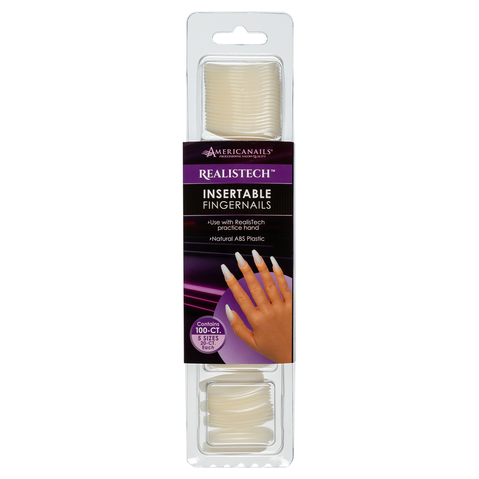Americanails RealisTech Insertable Fingernails 100ct – Premier Nail Source