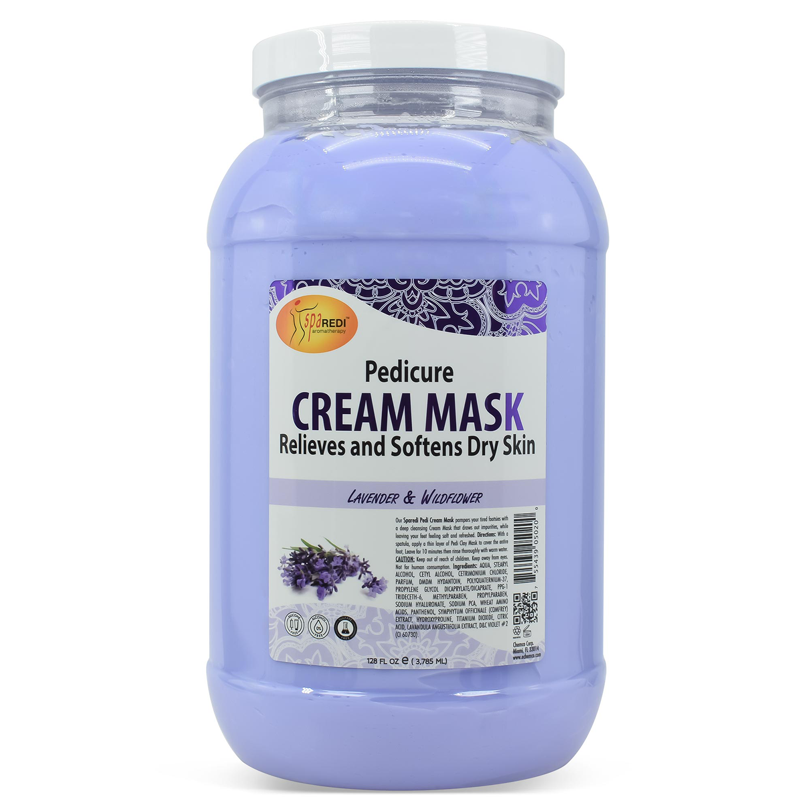 Spa Redi Pedi Cream Mask Gallon Lavender & Wildflower – Premier Nail Source