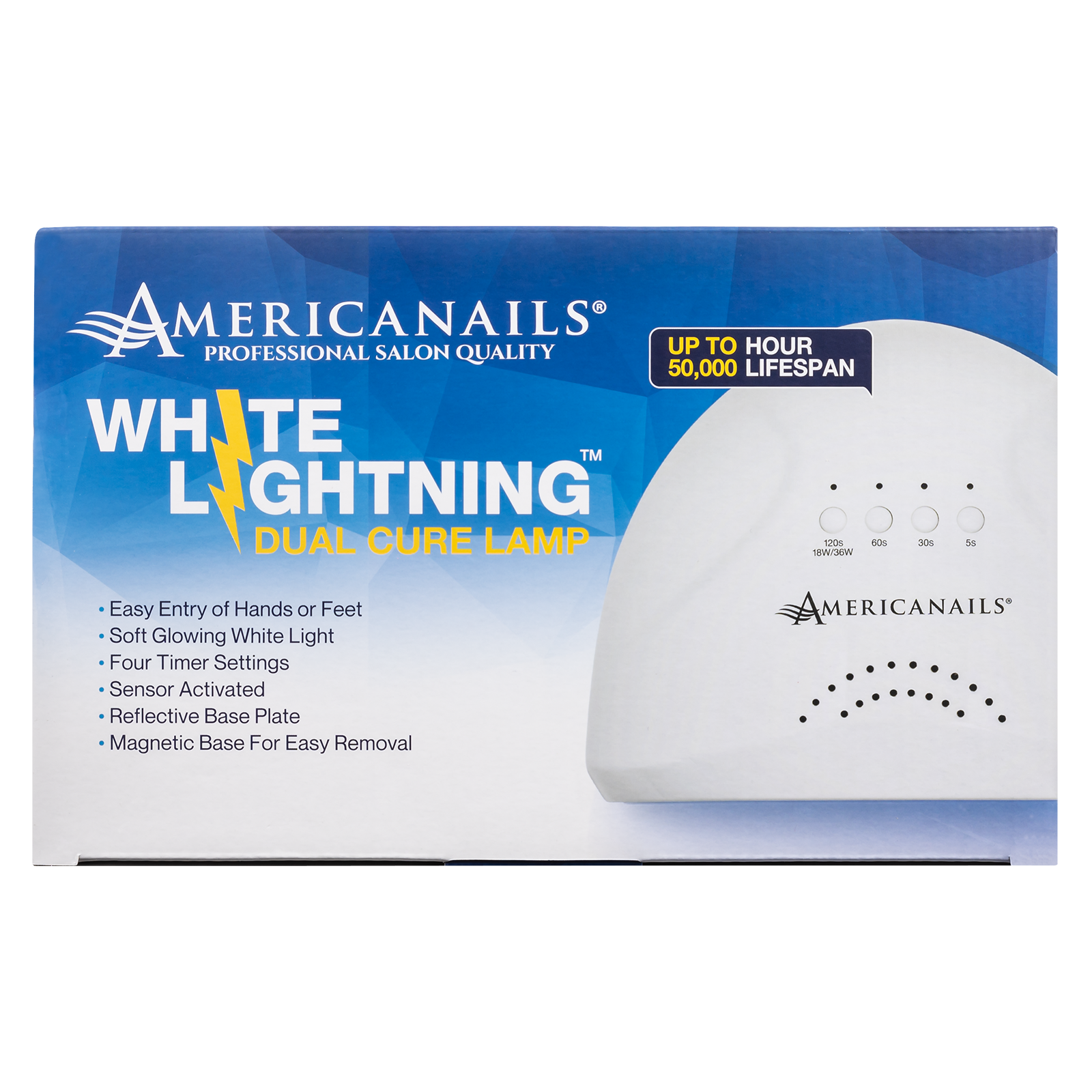 Americanails White Lightning Dual Cure Lamp – Premier Nail Source