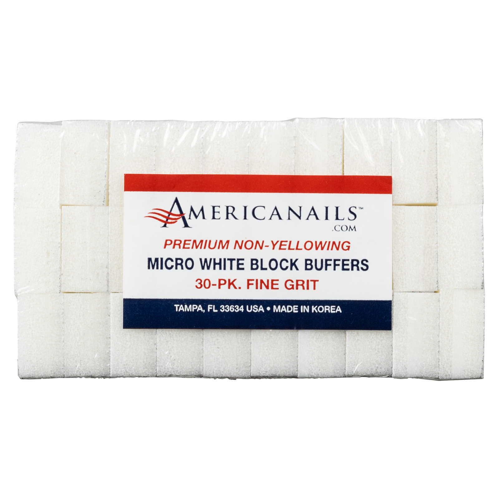 Americanails Micro White Blocks 30ct – Premier Nail Source