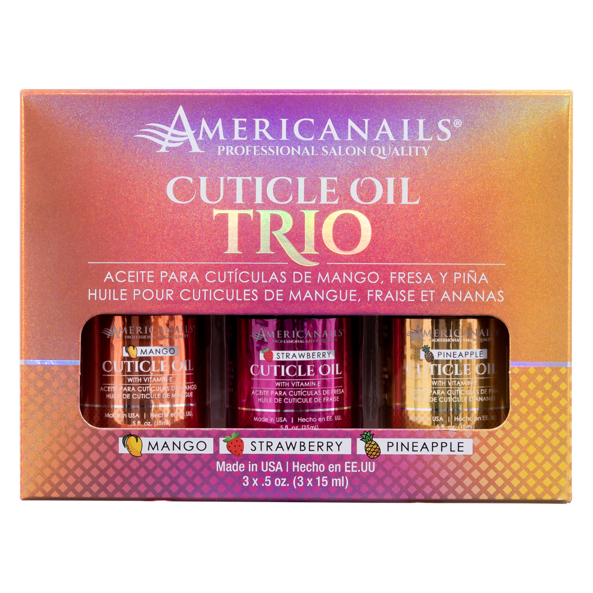 Americanails Cuticle Oil Trio – Premier Nail Source