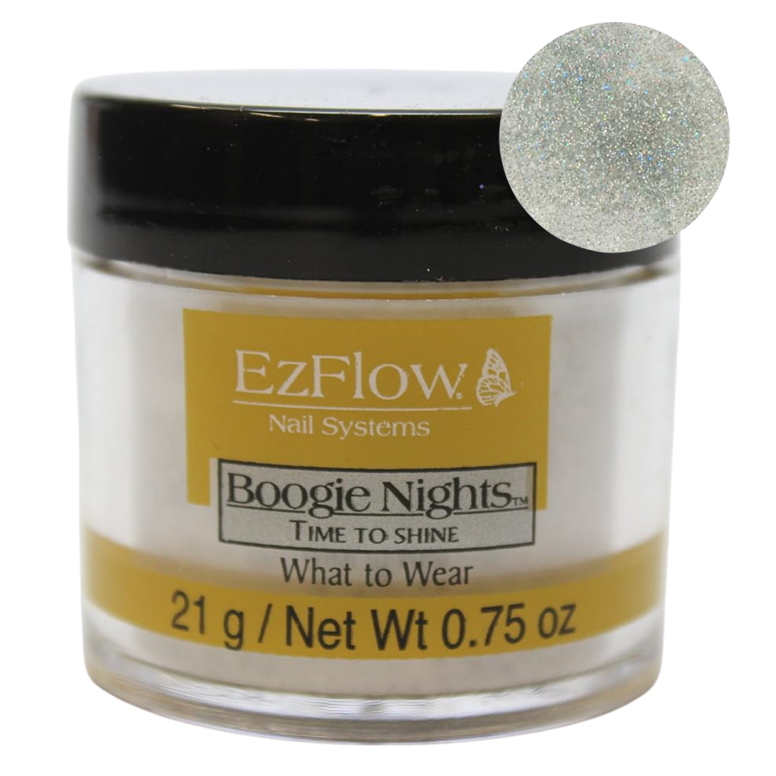 EZ Flow Boogie Nights Acrylic Glitter .75oz Fat Tuesday – Premier Nail ...