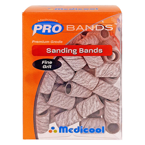 Medicool Pro Zebra Sanding Bands | Fine 100ct – Premier Nail Source