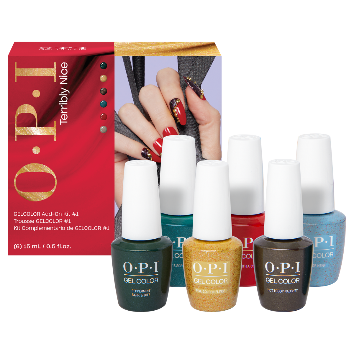 OPI Terribly Nice Holiday Collection GelColor Kit #1 – Premier Nail Source